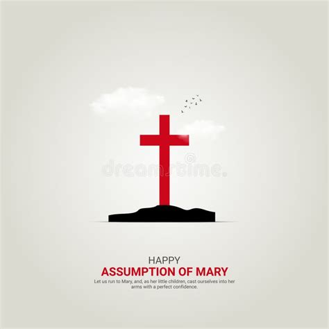 Creative Assumption Of Mary Ads Design Assumption Of Mary Virgin Mary Icon Vector August 15