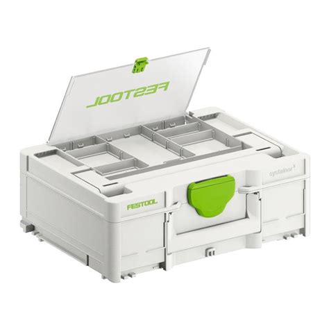 Festool Sys3 Systainer Boxes With Lid Compartment M Size 57734