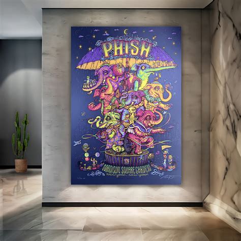 Phish Madison Square Garden Poster Etsy