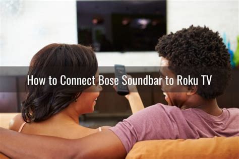 How To Connect Bose Soundbar To TV Ready To DIY