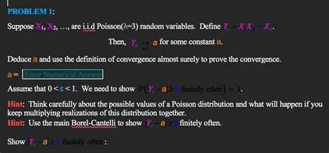 PROBLEM 1 Suppose X1 X2 are i i d Poisson λ 3 Chegg com