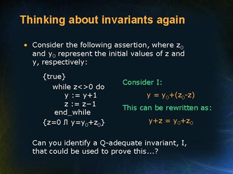 Functional Verification Iv Revisiting Loop Invariants Software Testing