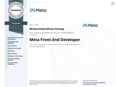 Ahsan Farooq On Linkedin I Am Happy To Share That I Have Completed