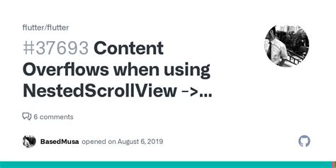 Content Overflows When Using Nestedscrollview Tabbarview Column