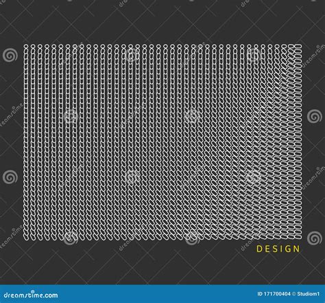 Black And White Texture Irregular Array Or Matrix Of Random Ovals Stock Vector Illustration