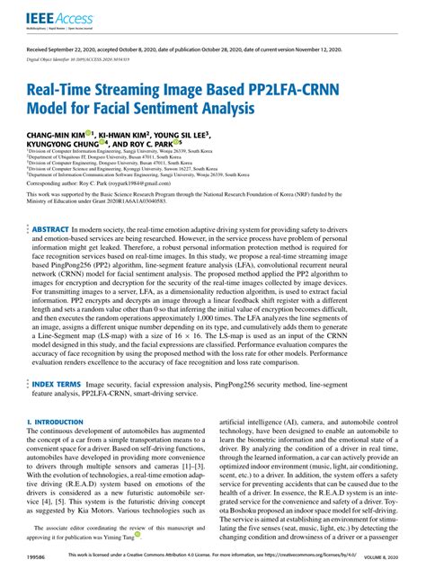 Pdf Real Time Streaming Image Based Pp2lfa Crnn Model For Facial Sentiment Analysis