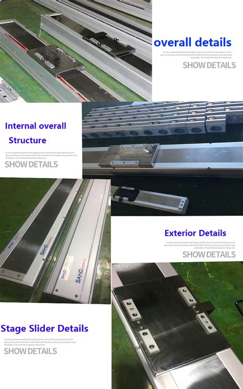 High Precision Ball Screw Linear Actuator Linear Slide Module Sch100 Single Axis Robot For