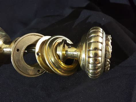 Pair Of Regency Brass Door Knobs