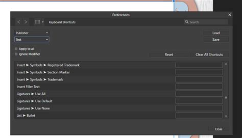 missing interactive keyboard shortcut pre v2 archive of affinity on desktop questions macos