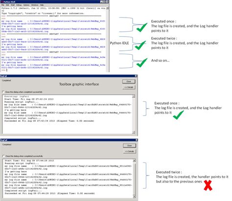 solved how default python logging is handled in arcgis esri community