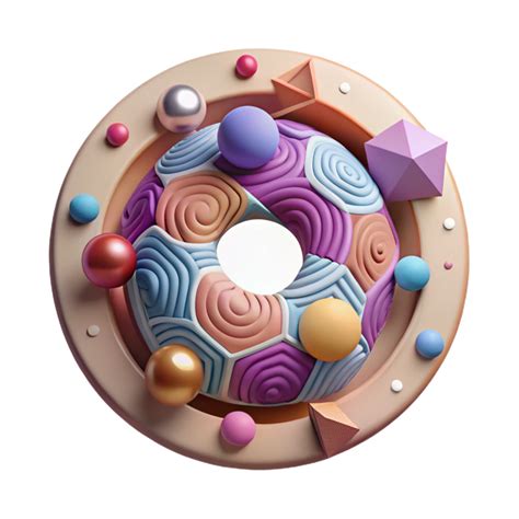 Extraordinary Classic Geometric Circle Pattern Isolated Element High Resolution 60762967 Png