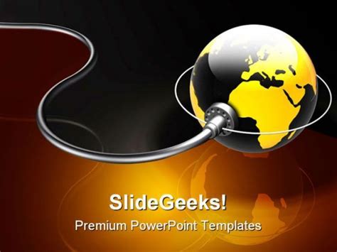 Connected World Globe Powerpoint Templates And Powerpoint Backgrounds