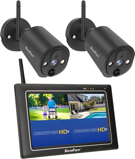 Test De Secufirst Kit De Caméra De Surveillance Sans Fil Avec écran