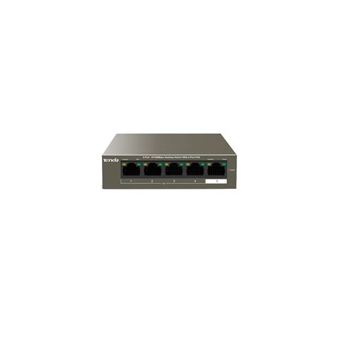 5 Port With 4 Port Poe Desktop Switch Btc