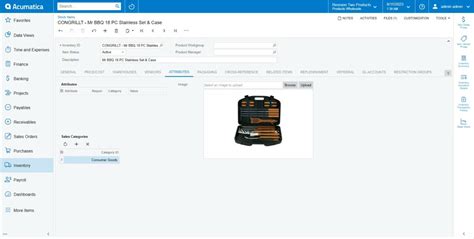 Britec Acumaticas Inventory Management System