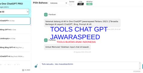 Chat GPT Buatan Indonesia Gratis Tanpa Batas Unlimited