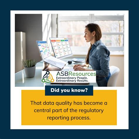 Asb Resources On Linkedin That Data Quality Has Become A Central Part Of The Regulatory Reporting