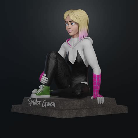 Spider Gwen Across The Spider Verse 3d Model 3d Printable Cgtrader