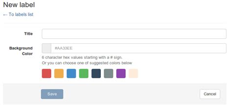 Labels Workflow 帮助 GitLab