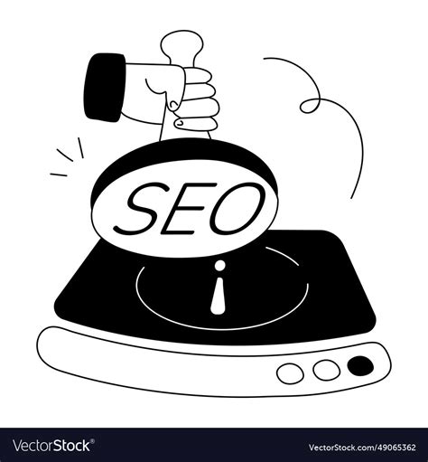 Seo Issue Royalty Free Vector Image Vectorstock