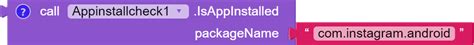 check installation af any app into device extensions mit app