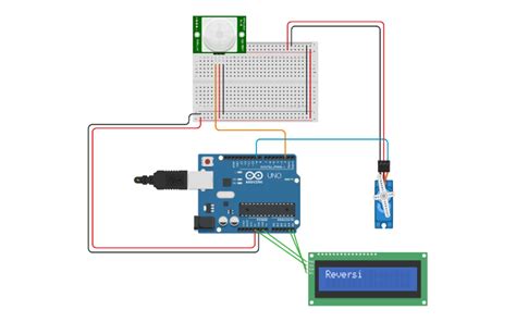 circuit design parking system tinkercad