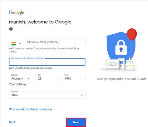 How To Create Gmail Account Without Adding Your Phone Number