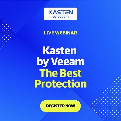 kasten by veeam 1 kubernetes data protection on linkedin webinar