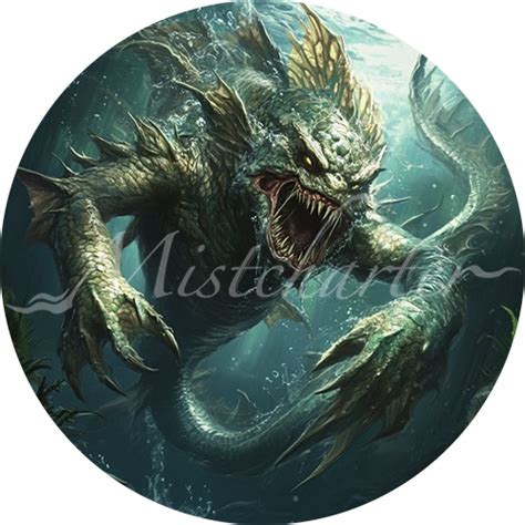 Merrow Game Tokens For Vtt And Ttrpg Mistcharter Maps