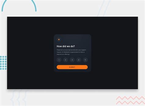 Frontend Mentor Interactive Rating Component Coding Challenge