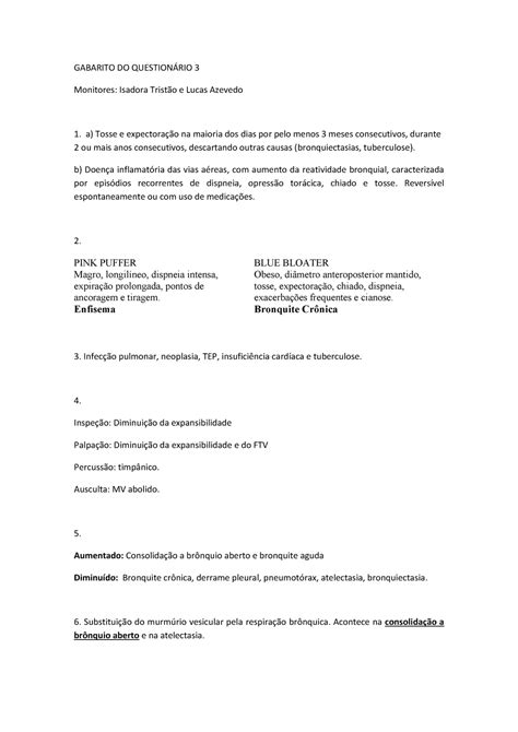 Gabarito Do Questionário 3 Warning Tt Undefined Function 32