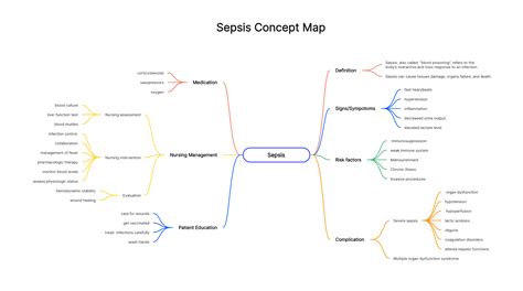 Sepsis Concept Map Template Free Download