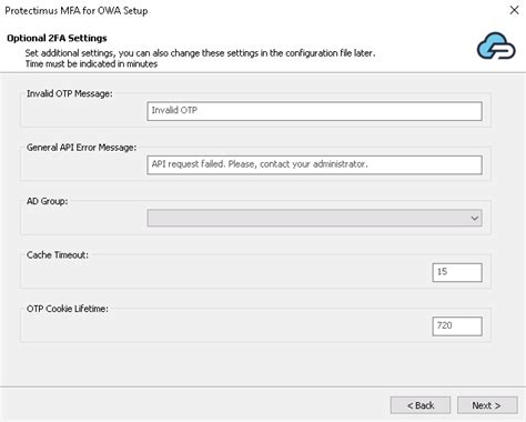 Outlook Web App OWA FA Setup Guide Protectimus