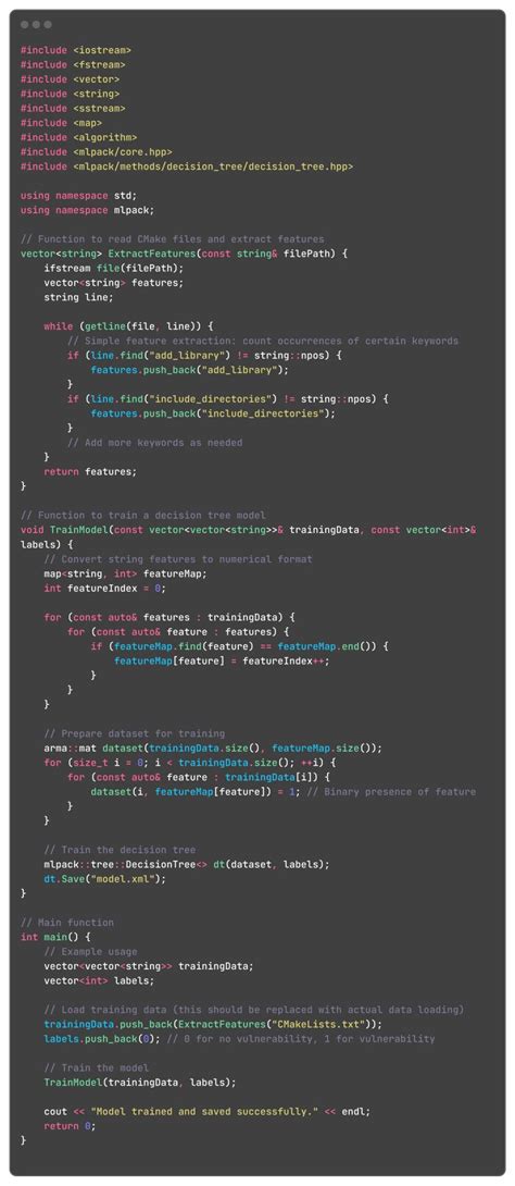 Maximilian Feldthusen On Linkedin Cplusplus Cmake Vulnerability Ml Machinelearning