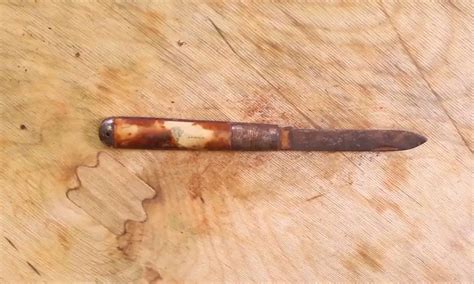 How To Remove Rust From A Pocket Knife