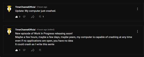 The Funny Thing Is It Actually Crashed Again After The Last Post R