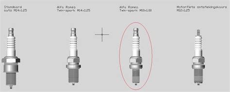 Spark Plugs Autocad 3d Cad Model Grabcad