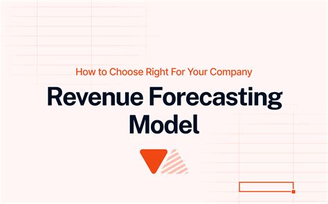 Revenue Forecasting Model How To Choose Right