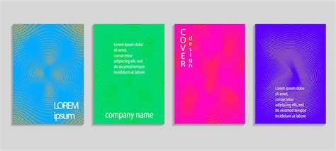 Premium Vector Minimal Abstract Vector Halftone Cover Design Template