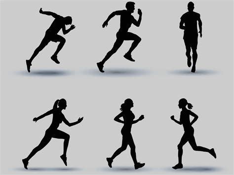 Running Man Vector Art Icons And Graphics For Free Download