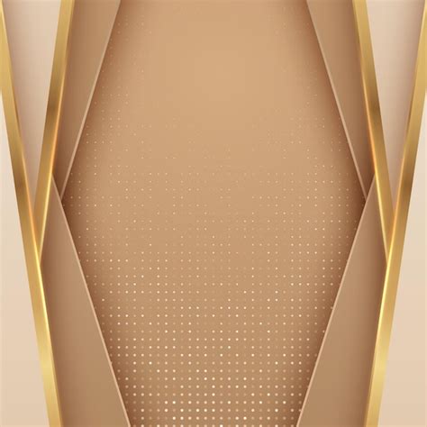 골든 라인 럭셔리 개요 무료 벡터