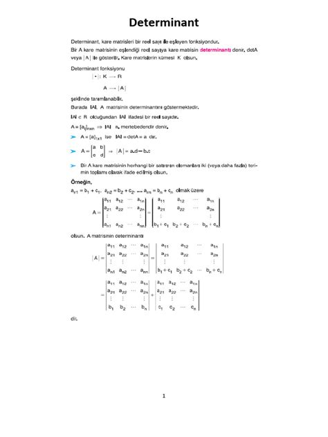 Determinant Merged Pdf