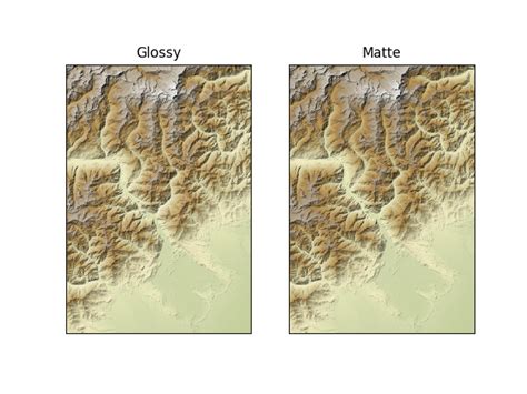 Hillshade Colormaps — Hyoga 032 Documentation