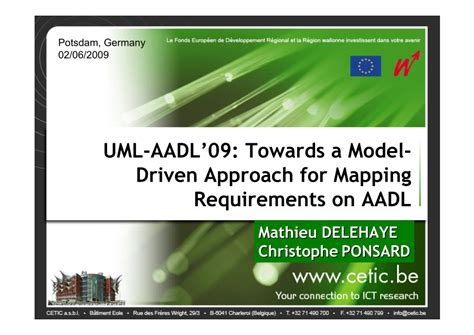 Pdf Towards A Model Driven Approach For Mapping Requirements On Aadl