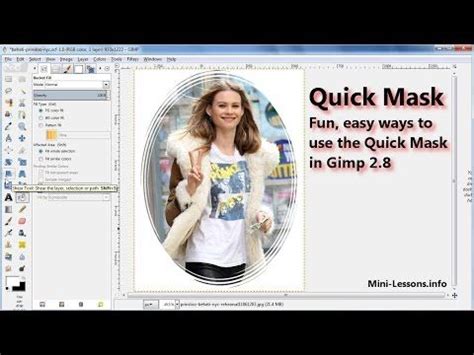 Quick Mask Fun Easy Ways To Use Quick Mask In Gimp Gimp Tutorial Gimp Fun
