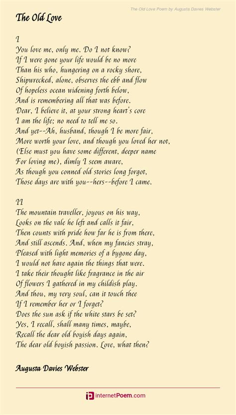 Best Old Love Poems
