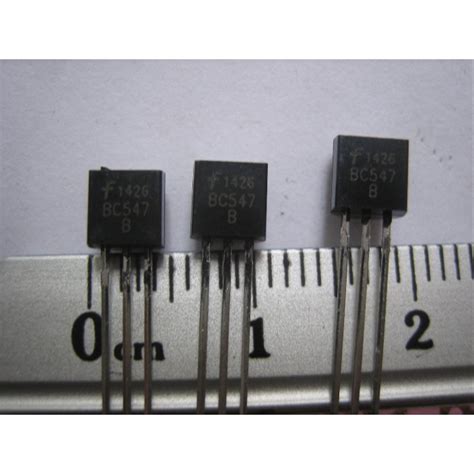 Jual Bc547 547b Npn Epitaxial Silicon Transistor Shopee Indonesia