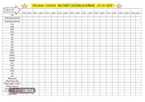 Okuma Yazma Becerisi De Erlen Eduhol Etkinlik Ndir Oyun Oyna Test Z Video Zle