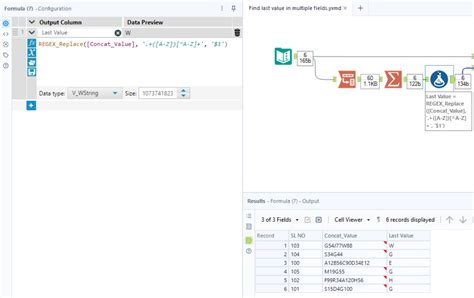 Solved Last Column Value Alteryx Community