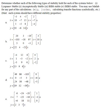 Solved Determine Whether Each Of The Following Types Of Chegg